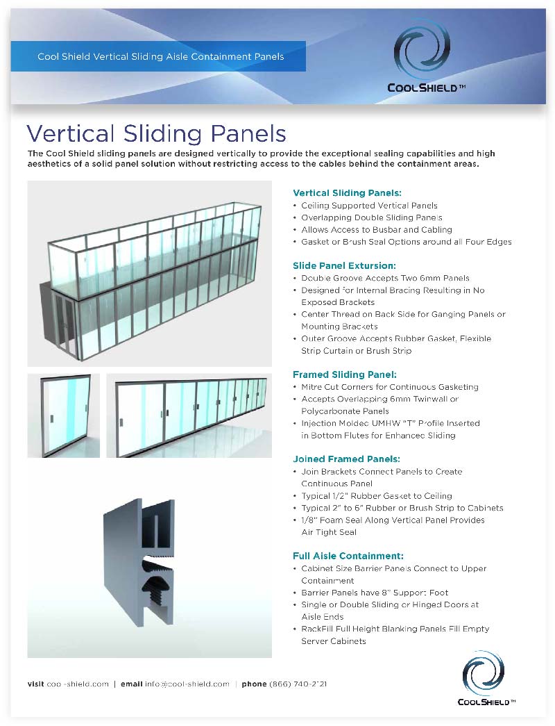 Company Catalog - Cool Shield - Aisle Containment Systems